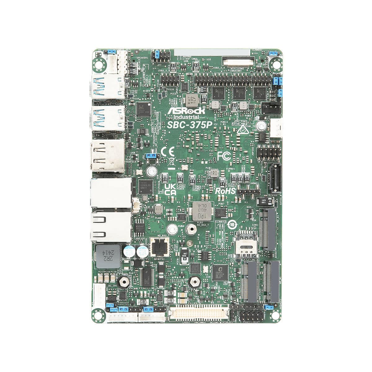 3.5" SBC - SBC-375P - ASRock Industrial - Intel® Core™ Ultra / SATA3 / Mini PCIe
