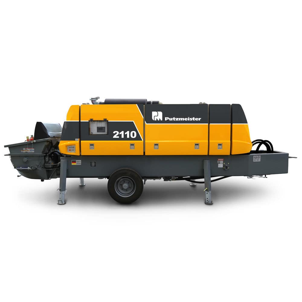 Stationary concrete pump - BSA 2110 HP D - Putzmeister - for ...