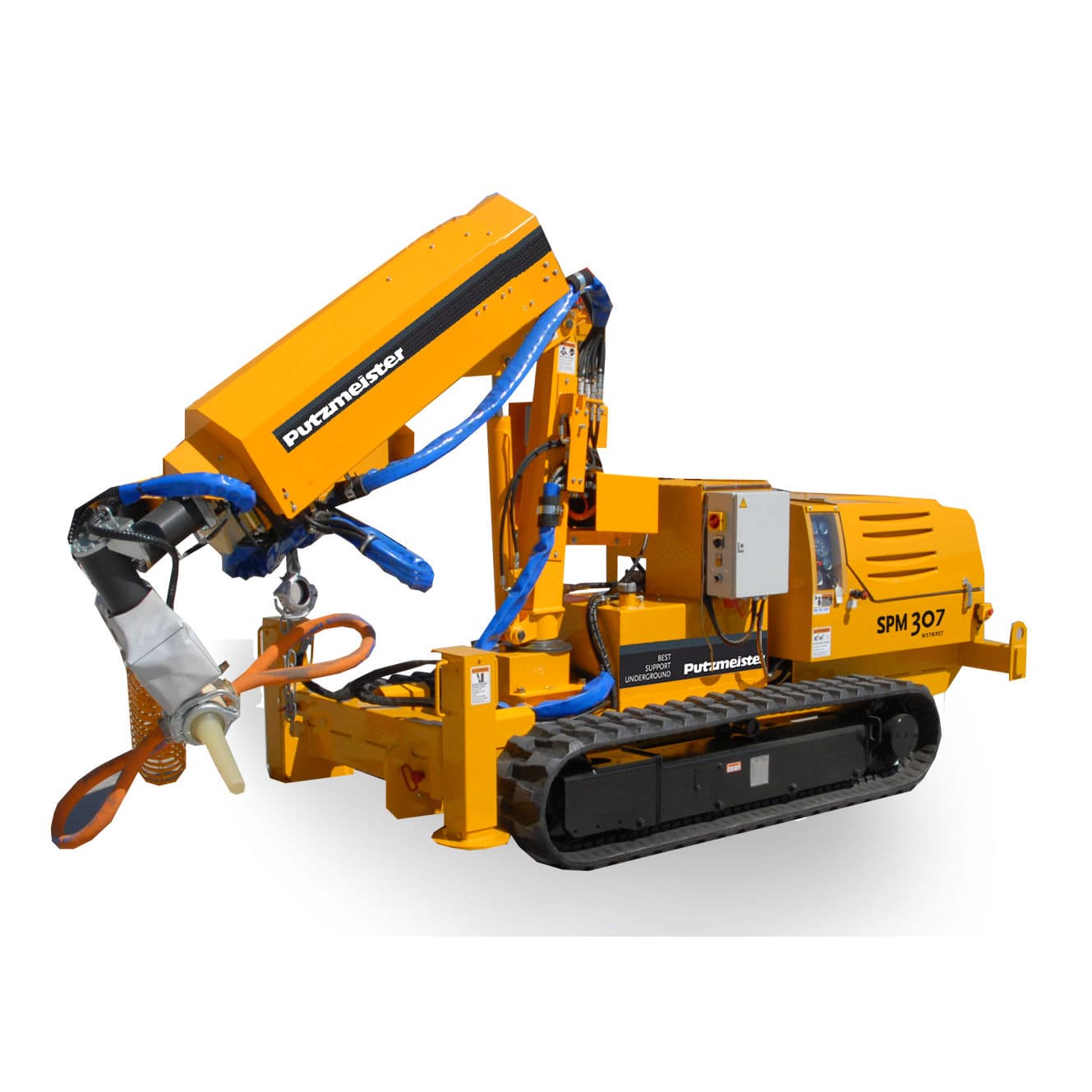 Concrete spraying machine - WETKRET 3 - Putzmeister - tracked