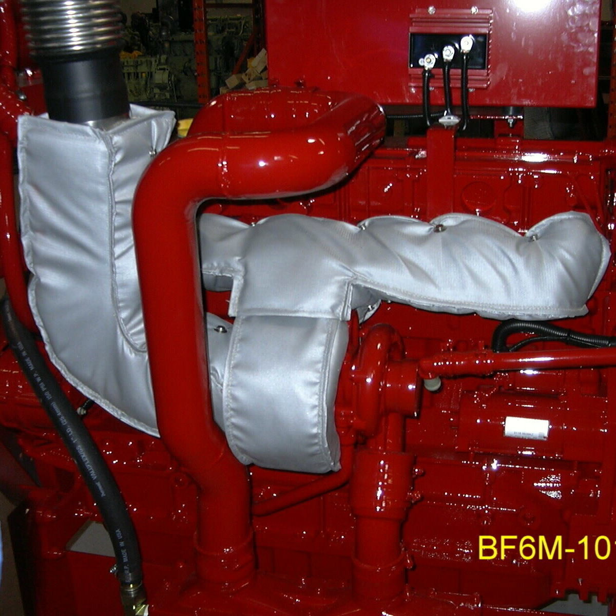 Removable insulation blanket - FDEU series - Firwin Corp. - exhaust / motor