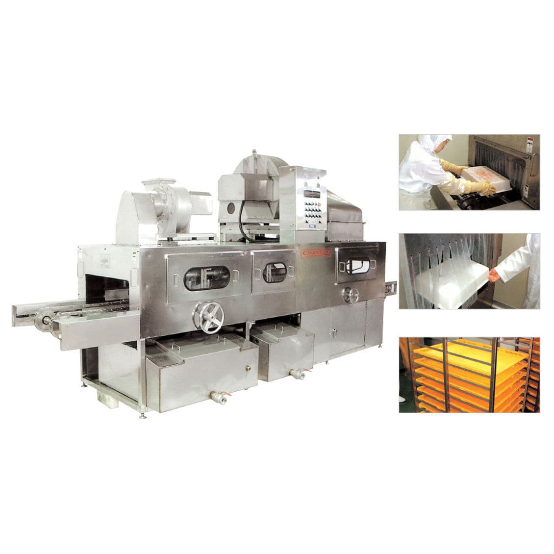 Fish washing machine - ﻿CHCW - 2 - Chamco - rinsing