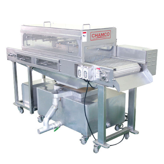 Fish washing machine - CHCW - 1 - Chamco - rinsing