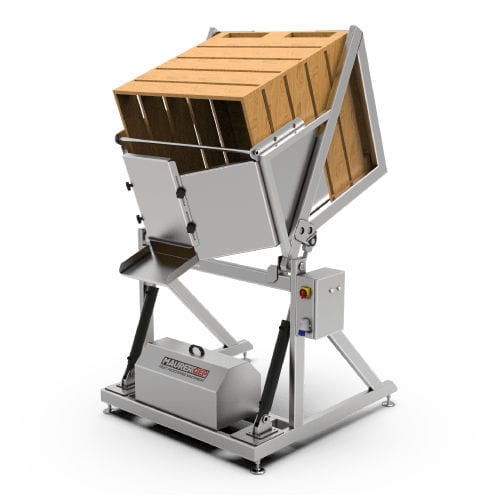 Electric tipping station - MKLB 1000 - Maurer Gep Kft. - crate