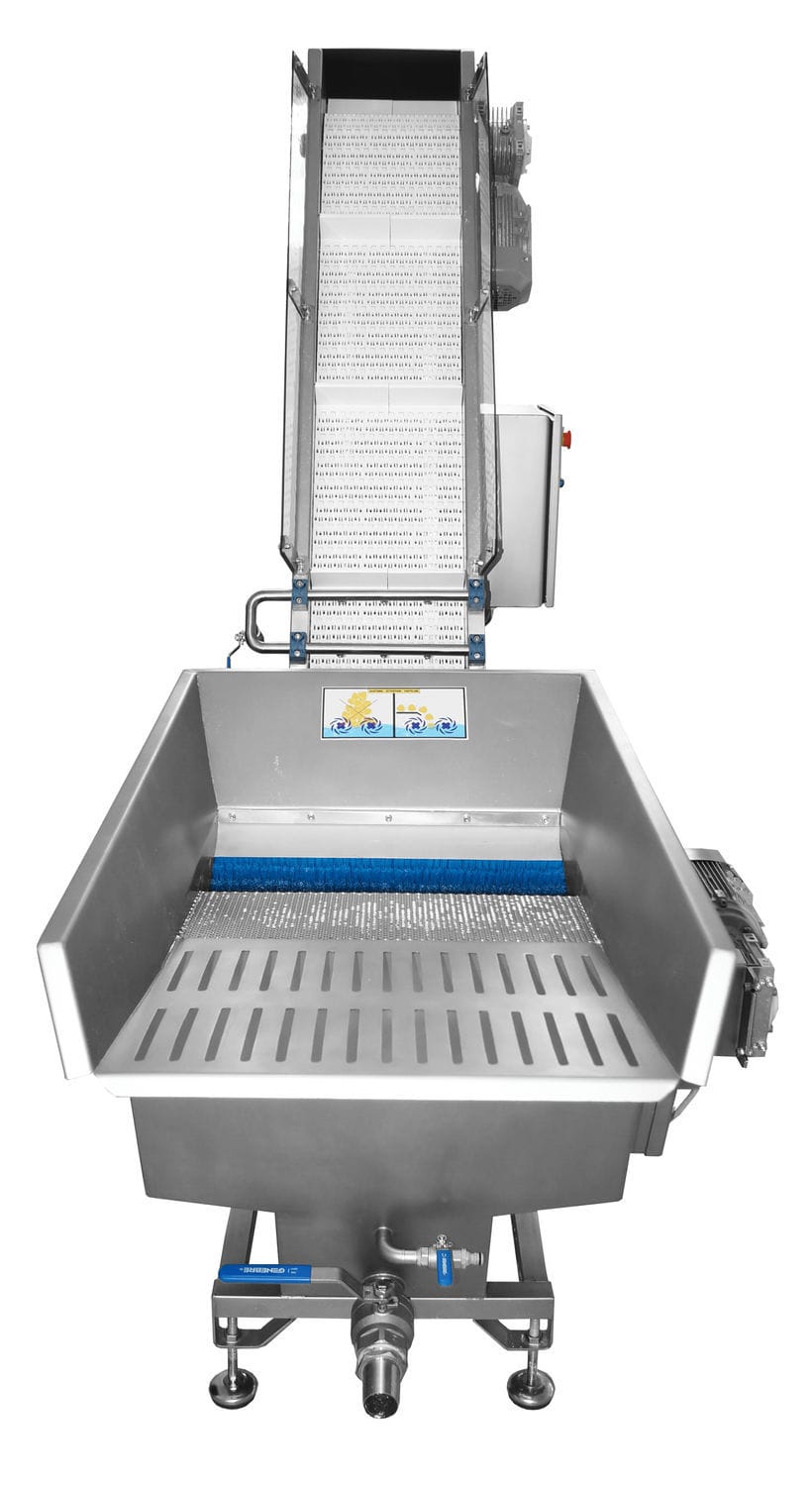 Belt food washing machine - MDK 1500 - Maurer Gep Kft. - for vegetables ...