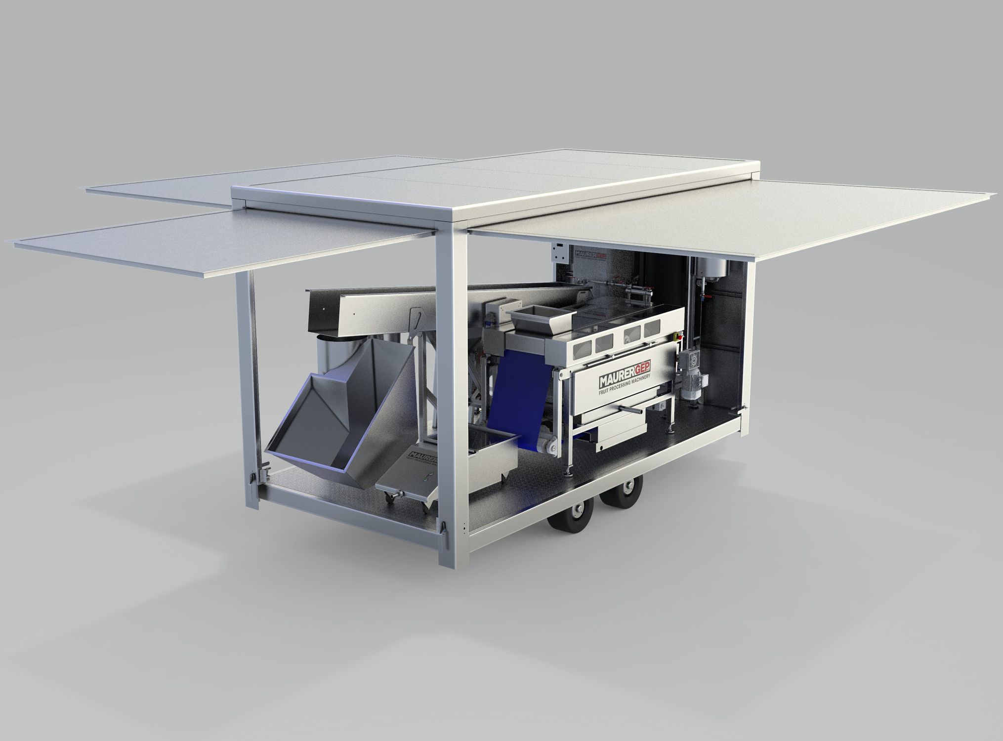 Fruit processing machine - MK Mobile 900 - Maurer Gep Kft.