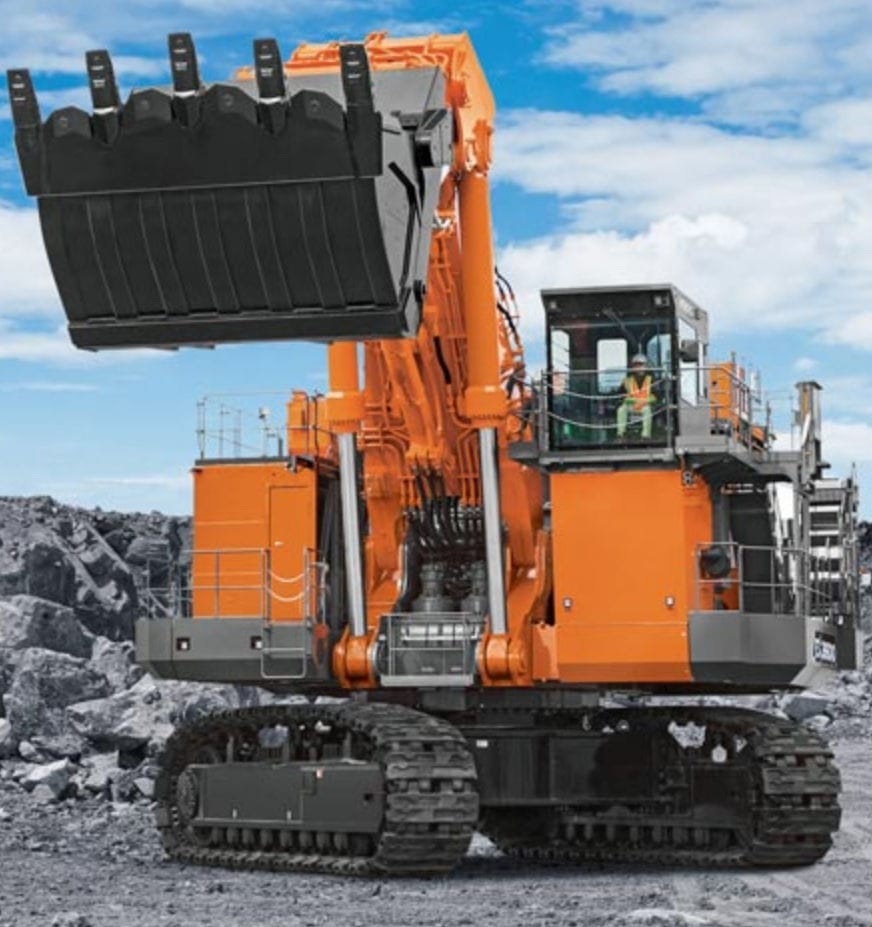 Large excavator - EX3600-7, FCO - Deere-Hitachi Construction Machinery ...