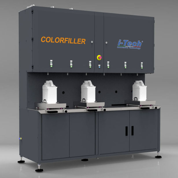 Automatic filling system - COLORFILLER - ITECH ITALIA - container / can ...