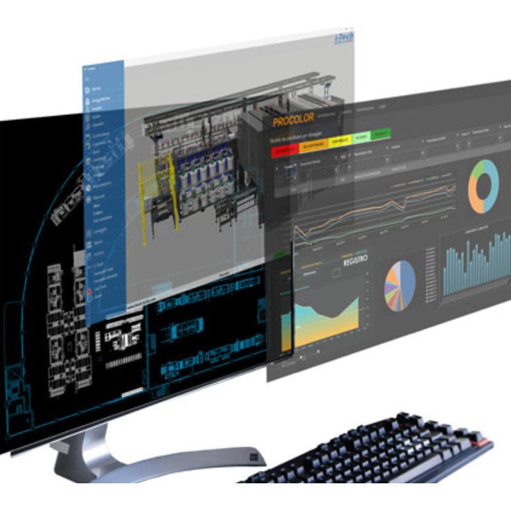 Management software - PROCOLOR - ITECH ITALIA - interface / monitoring ...