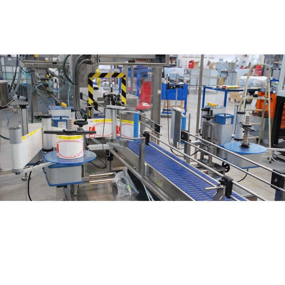 Self-adhesive label labelling machine - ALSYSTEMS - automatic / for ...