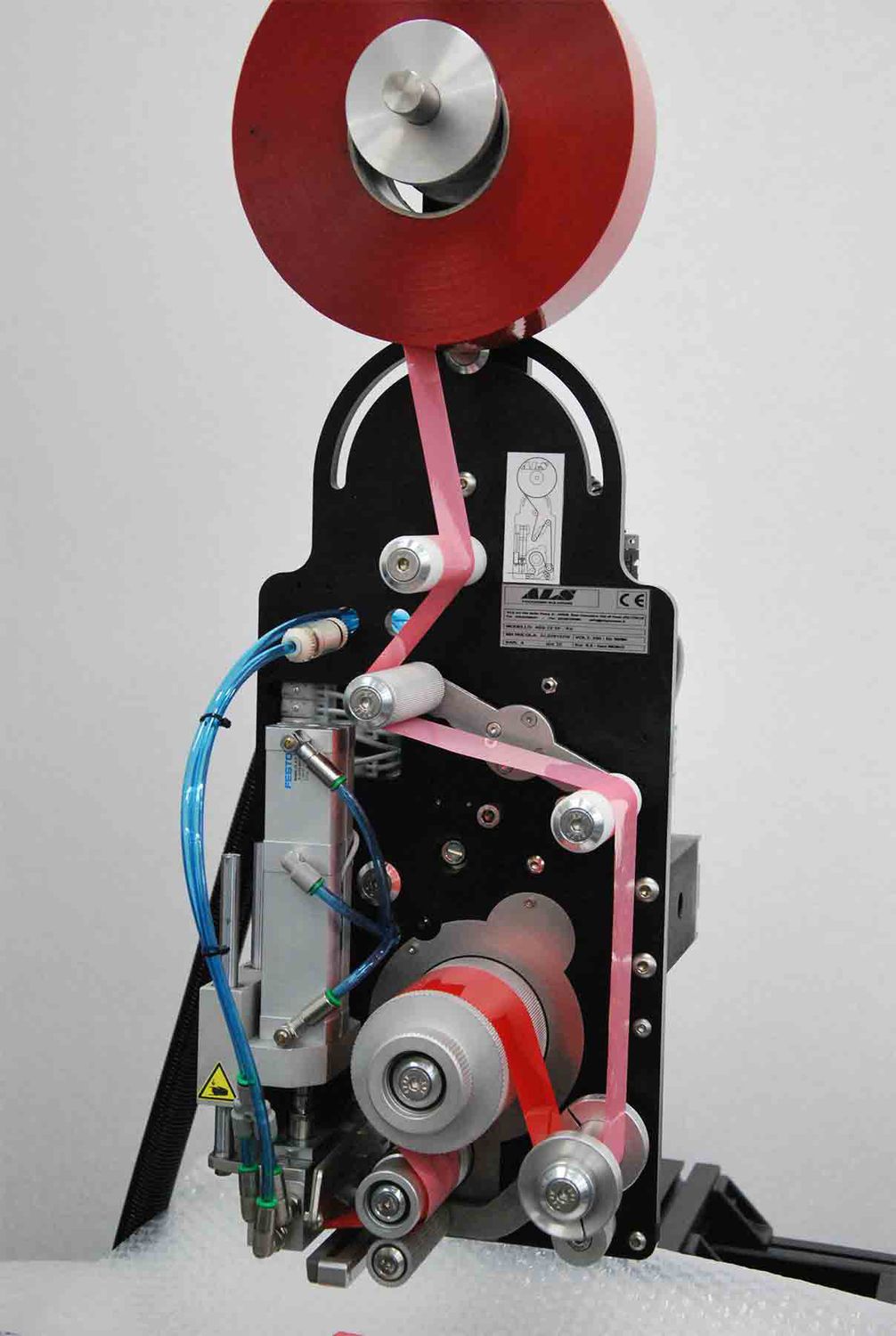 Automatic label applicator - ALSYSTEMS - for self-adhesive labels