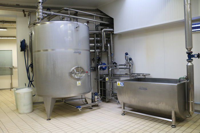 Coagulation cheese vat - PRIAMO FOOD TECHNOLOGIES - stainless steel