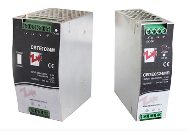 DIN rail-mounted battery charger - 1570403M - Tecnoelettra - automatic