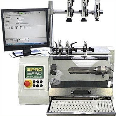 Single-spindle winding machine - TWM 01 - SIPRO - wire / automatic ...