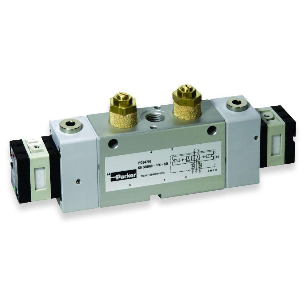Spool pneumatic directional control valve - S9 - Parker Pneumatic ...