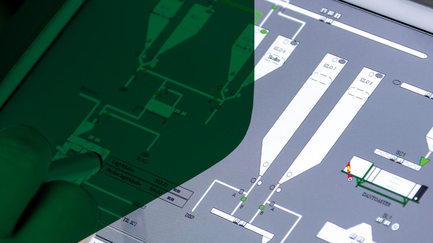 Production automation system - CIMBRIA - process / for process control