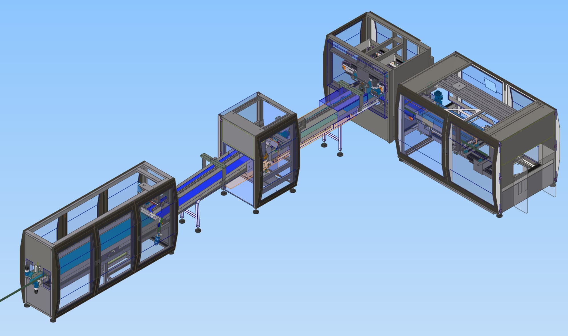 Cosmetic product packaging line - DM PACK - for hygiene products / automatic
