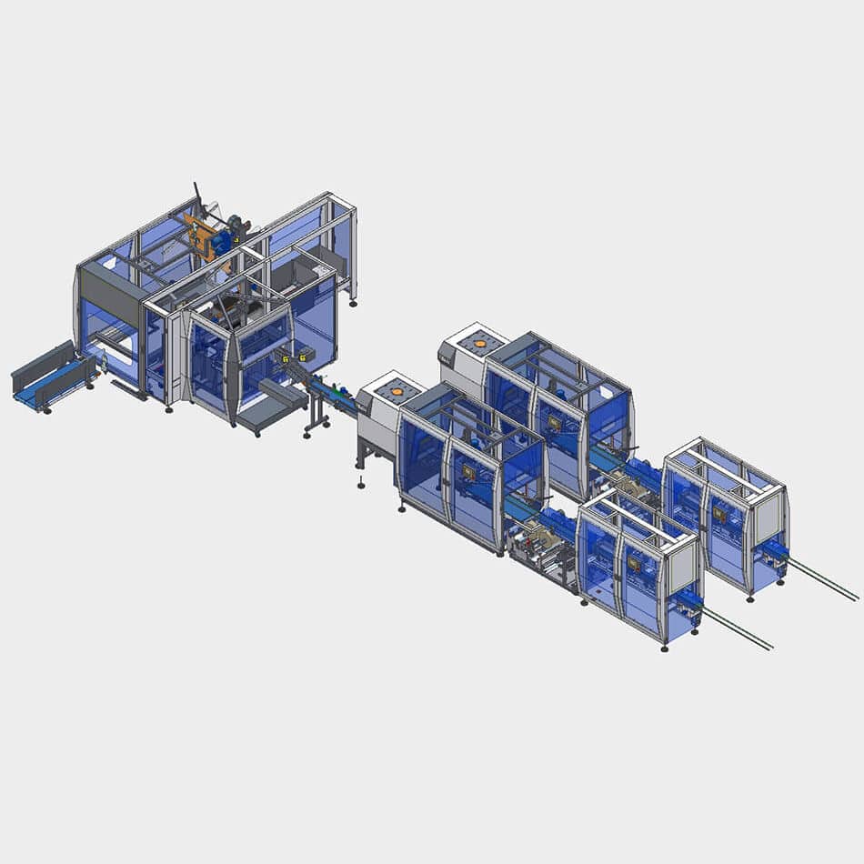 Tray packaging line - DM PACK - for glass / cup / for plastics