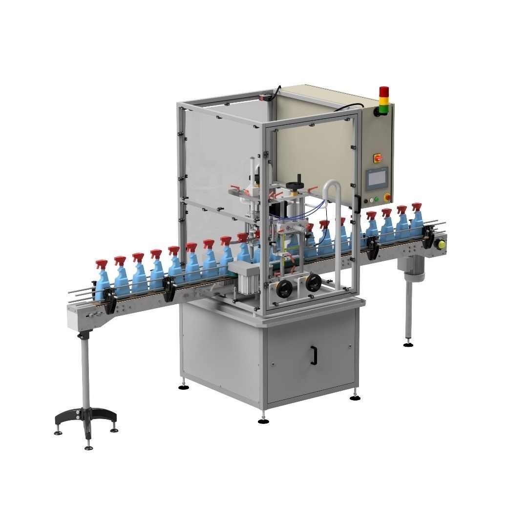 Linear capping machine - PMP - EFM MACHINERY - servo-controlled / trigger