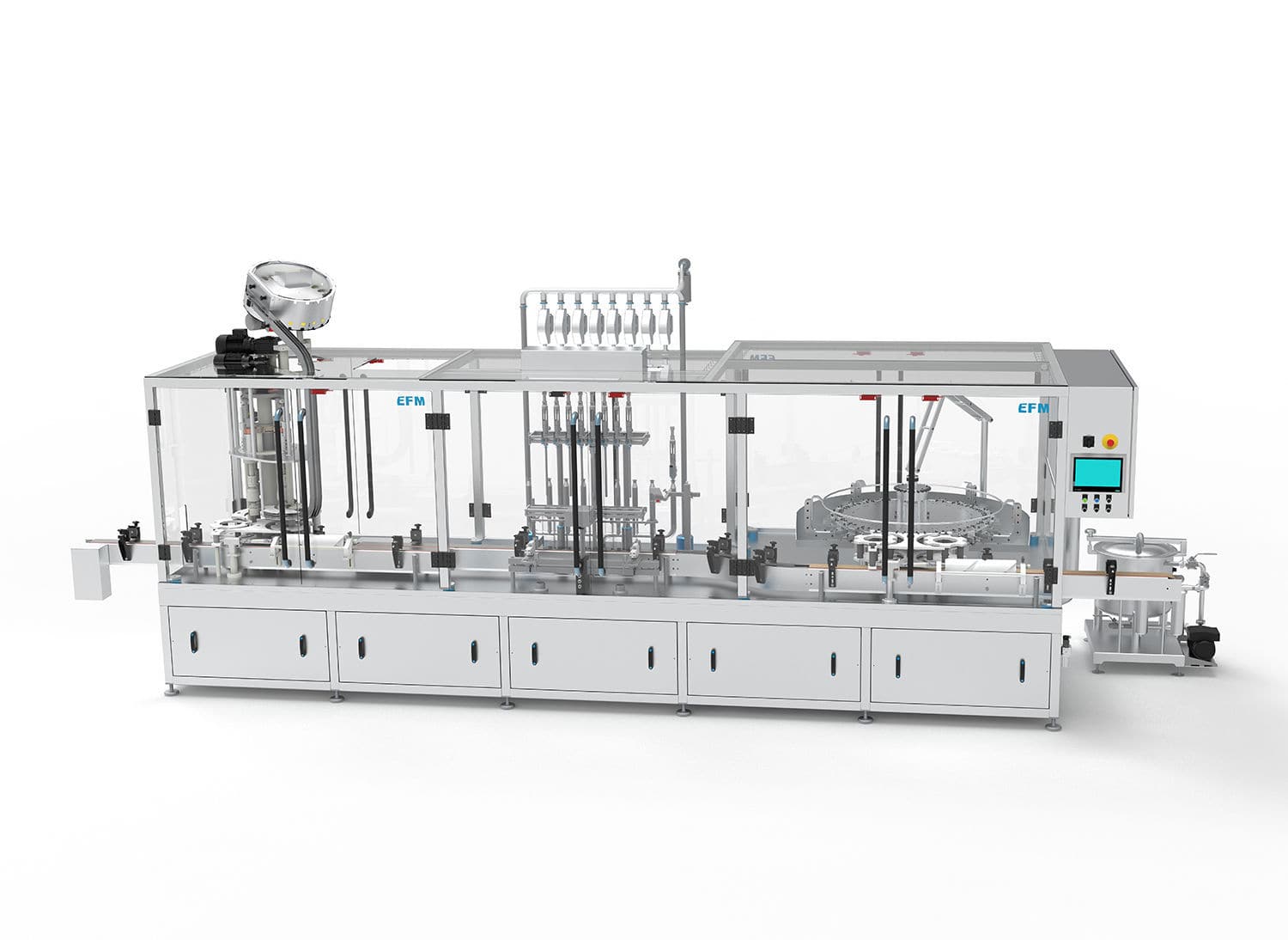 Twist-off cap rinser-filler-capper - Triblock - EFM MACHINERY ...