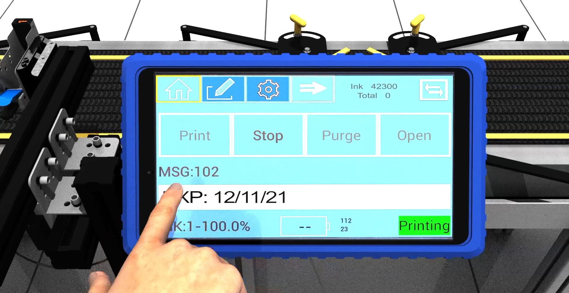 Thermal inkjet printer - Famjet MAXI PLUS - FAM FAVATA - for ...