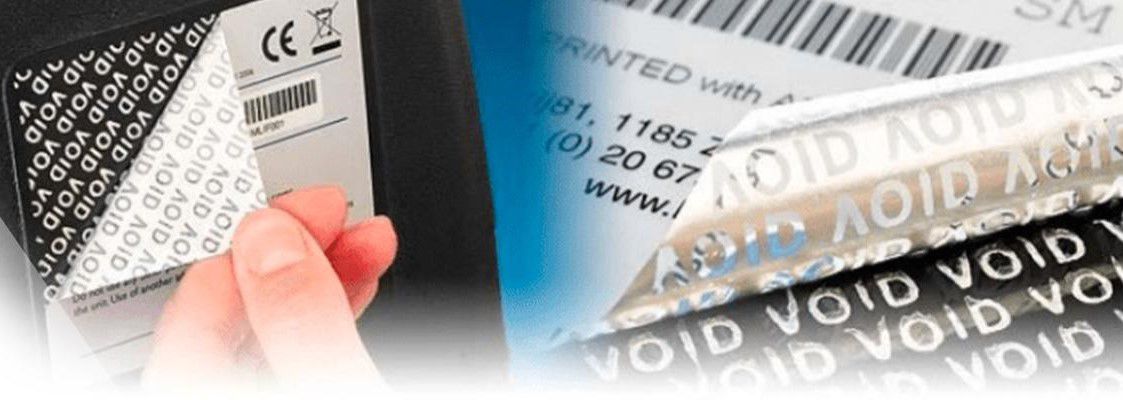 Security label - FINLOGIC - anti-theft / VOID / adhesive