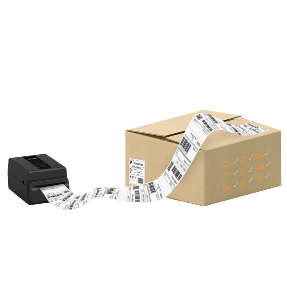 Identification label - DTL - FINLOGIC - thermal transfer / adhesive / paper