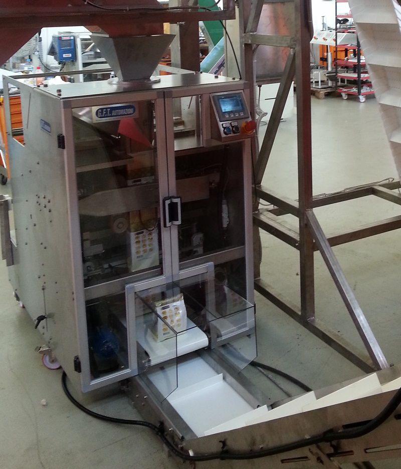 Vertical bagging machine - GFT180A - G.F.T. AUTOMAZIONI - flow-pack ...
