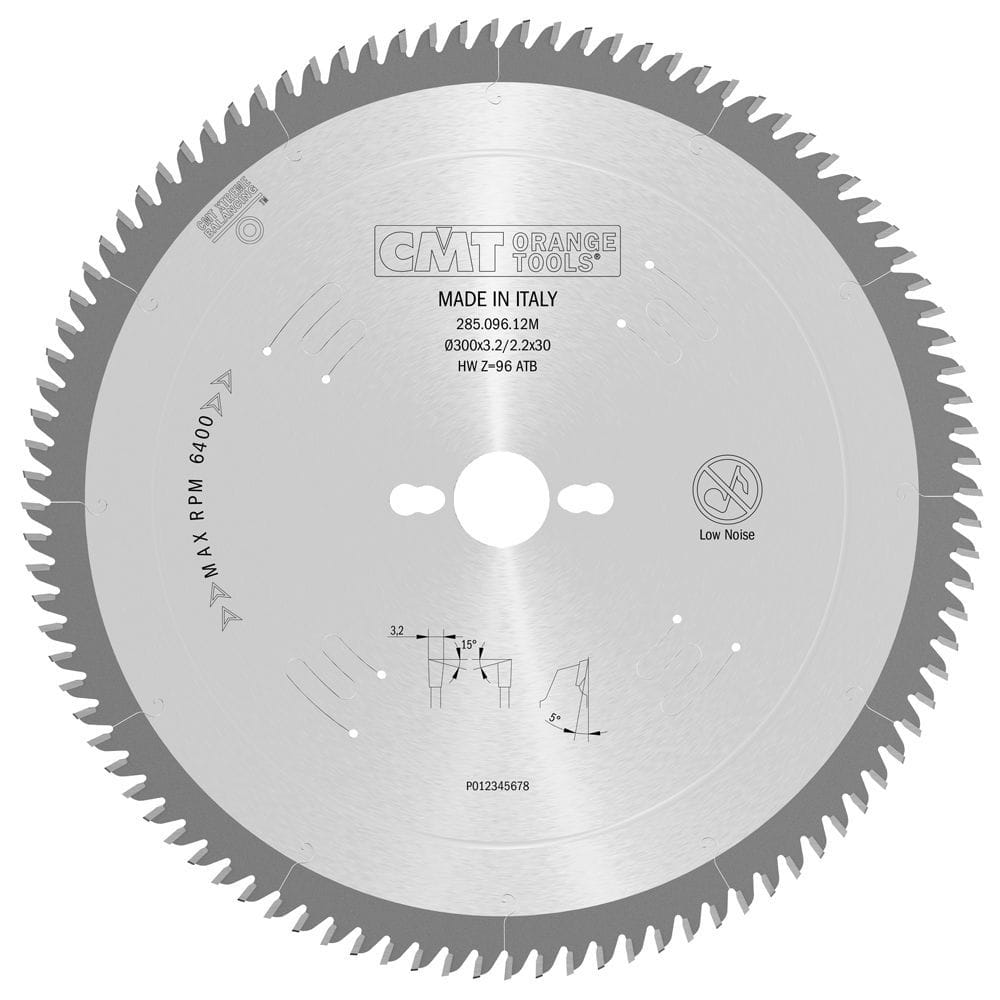 Circular saw blade - 285.FF series - CMT Orange Tool - steel / for wood ...