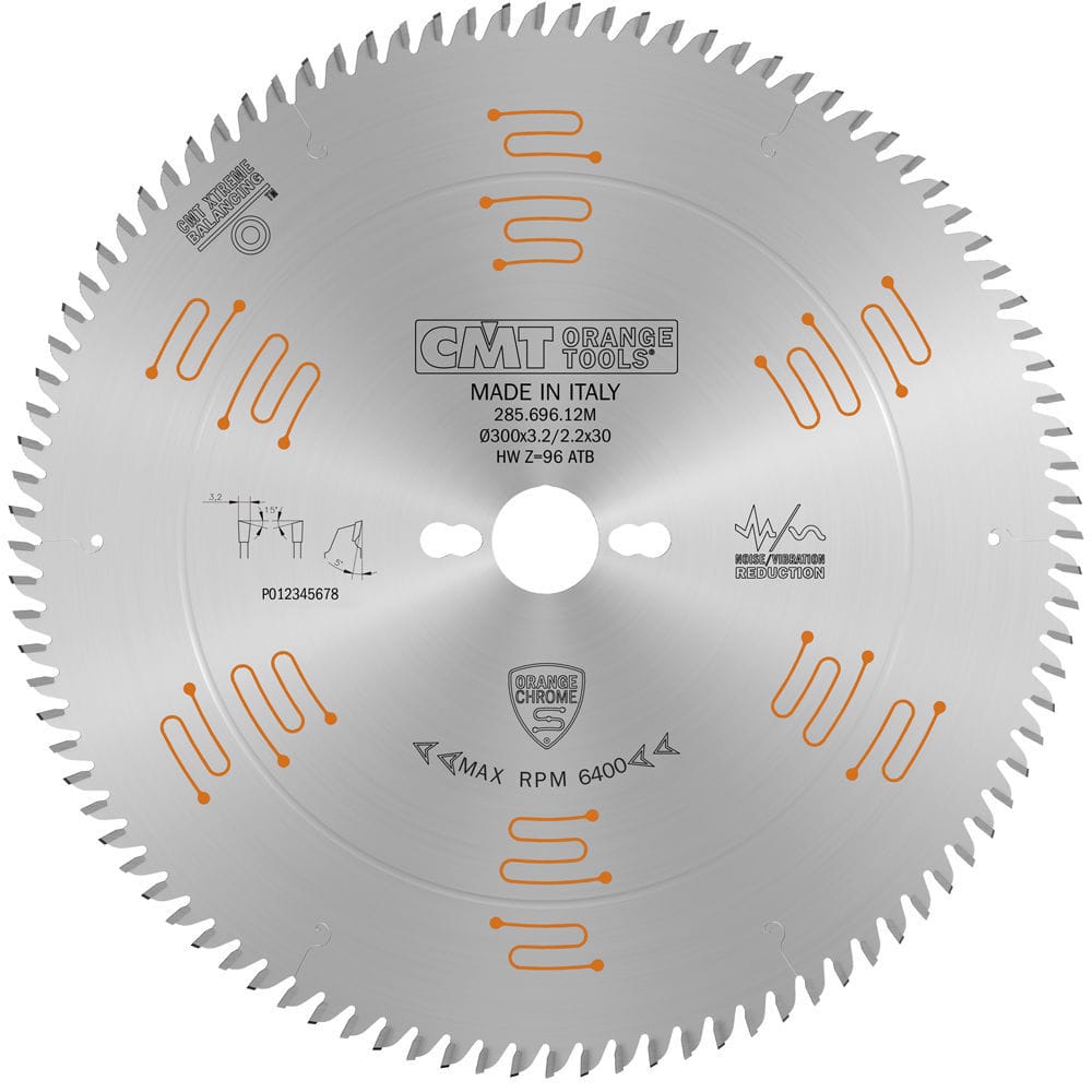 Circular saw blade - 285.CHROMEFINE series - CMT Orange Tool - steel ...