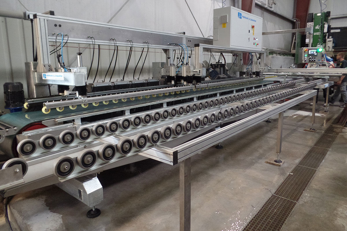 Edge polishing machine - MLZ PLUS - Ferrari & Cigarini srl - for marble ...