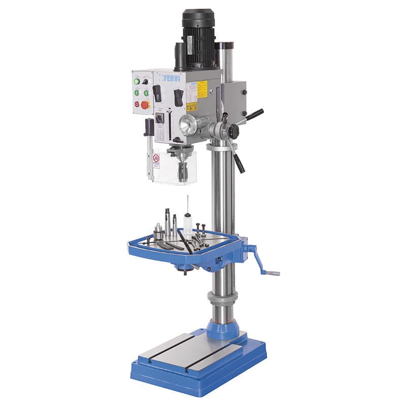 PLC-controlled drilling machine - T041 - FERVI - vertical / column type ...