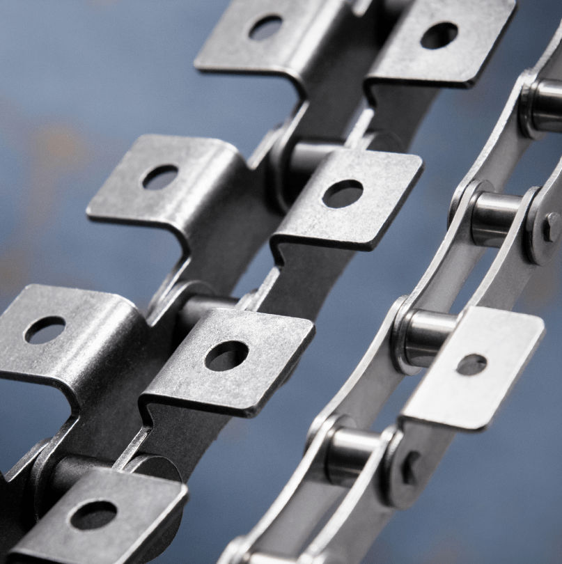 Transmission chain - Iris Chains - stainless steel / roller / double