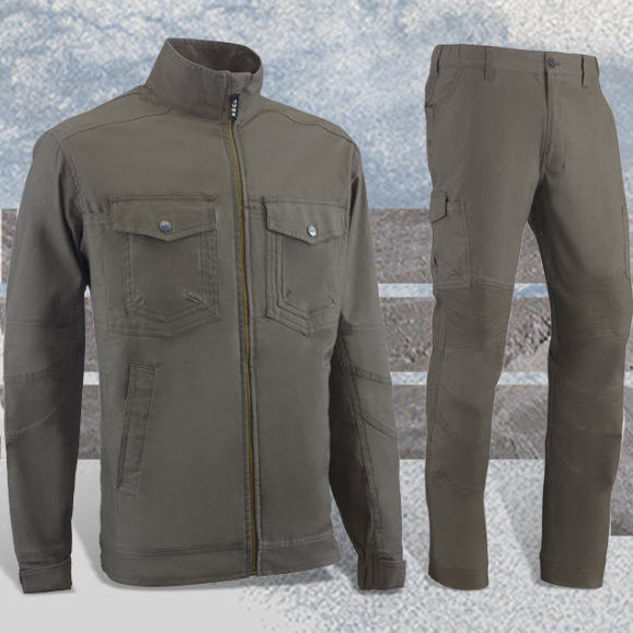 Work jacket - Juba - abrasive resistant / cotton / unisex