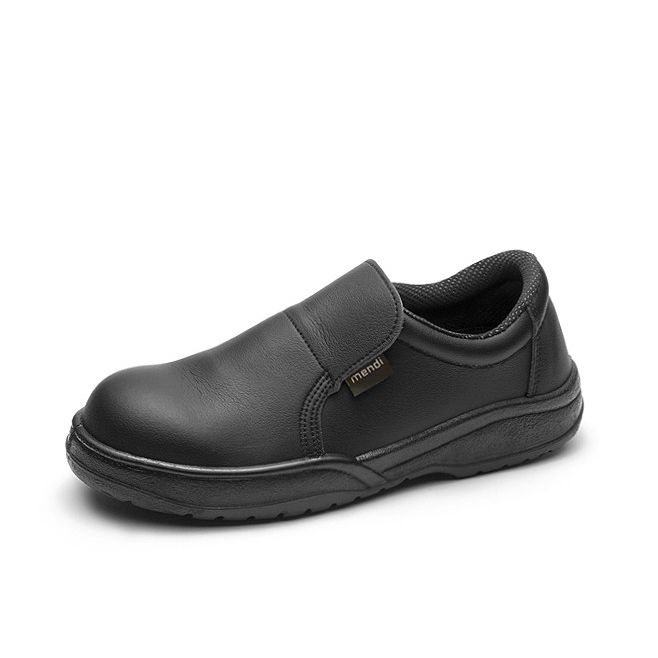 Safety shoes for the food industry - Amón Negro 203N - MENDI - anti ...