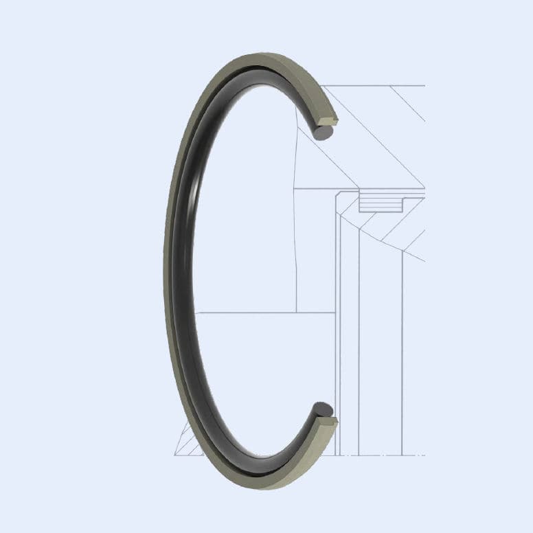 O-ring seal - GODA-SP series - Hunger - NBR / PTFE / EPDM