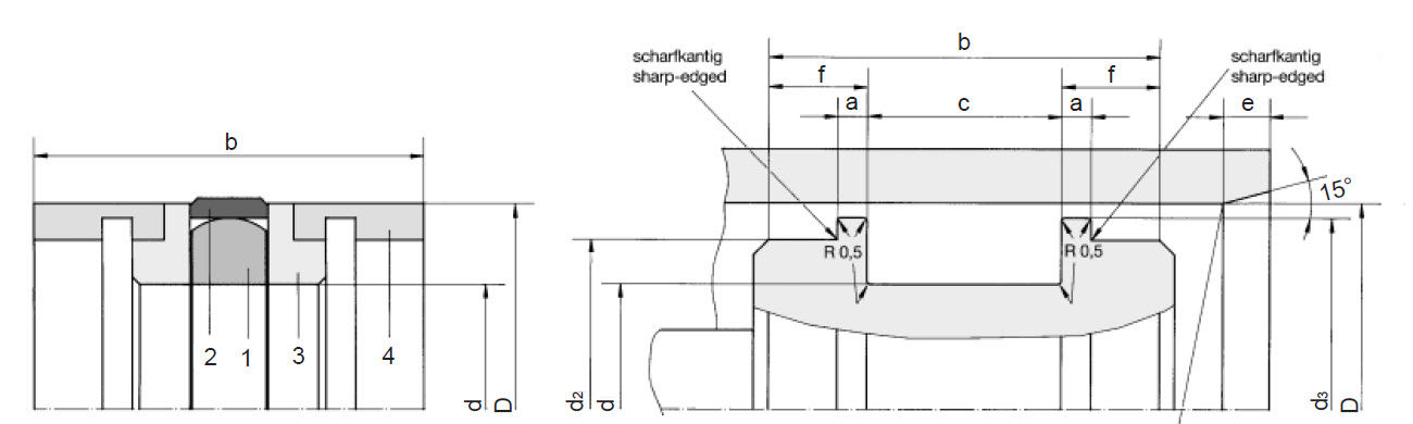 O-Ring-Loaded Symmetrical U-Cup With Scraper Lip Design, 57% OFF