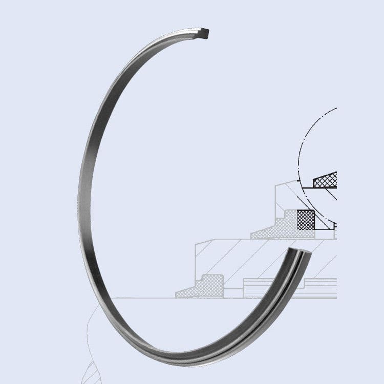 Wiper seal - AI-ST series - Hunger - NBR / PTFE / profiled