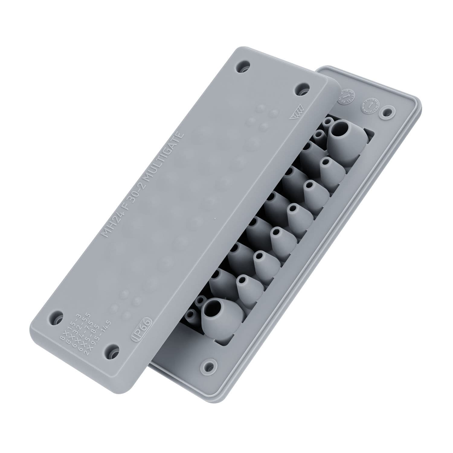 IP66 cable entry plate - MH24 F30-2 - Trelleborg Cable Entry Solutions ...