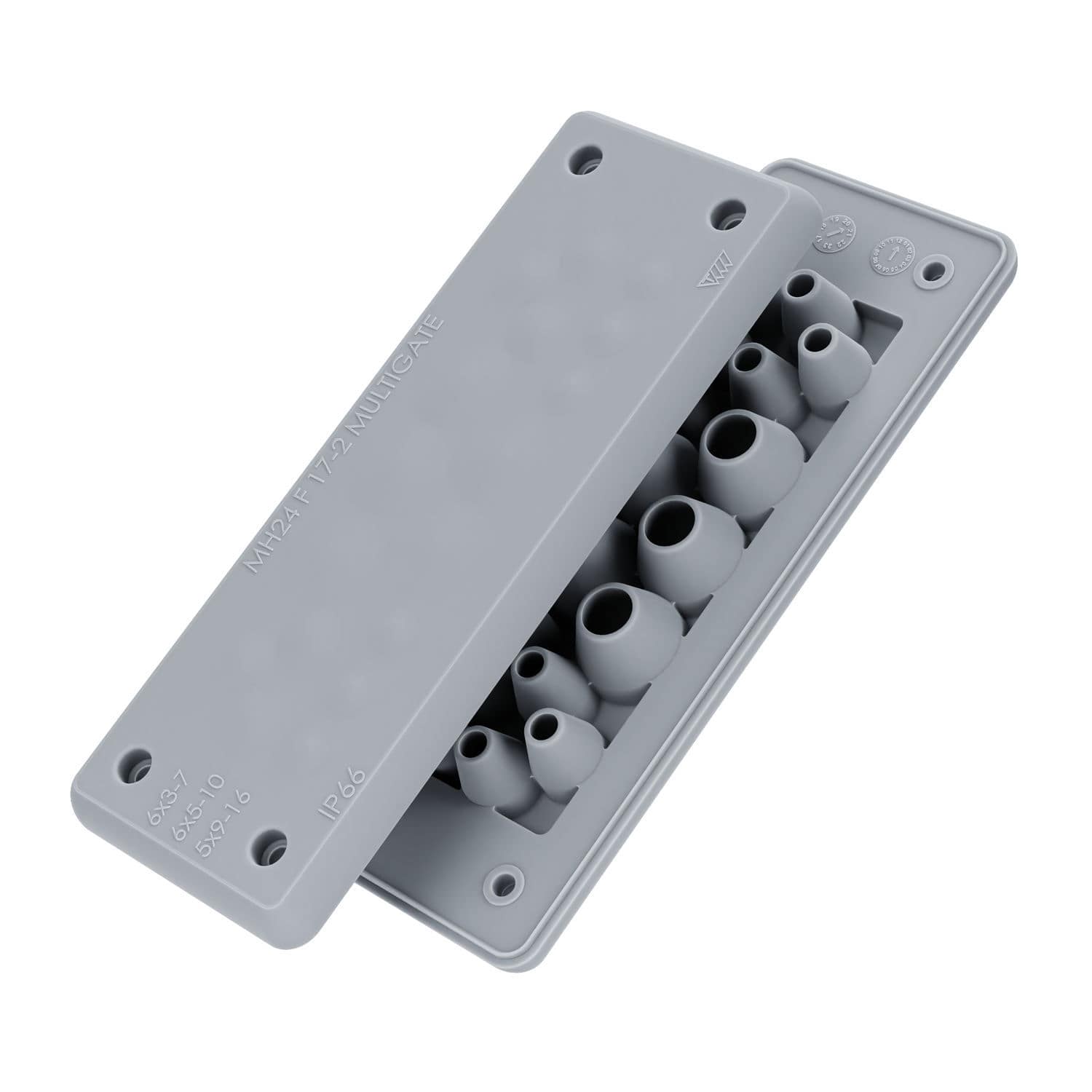 IP66 cable entry plate - MH24 F17-2 - Trelleborg Cable Entry Solutions ...