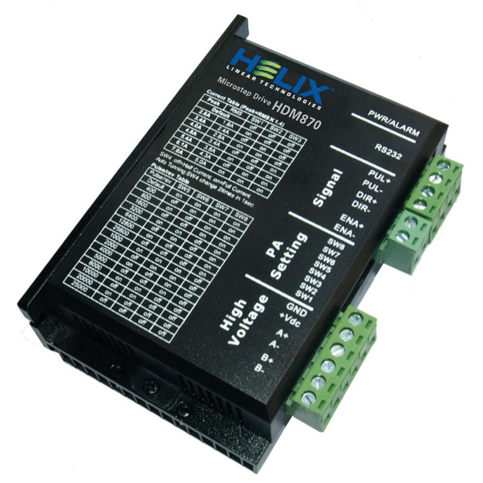 Stepper motor drive - HDM870 - Helix Linear Technologies