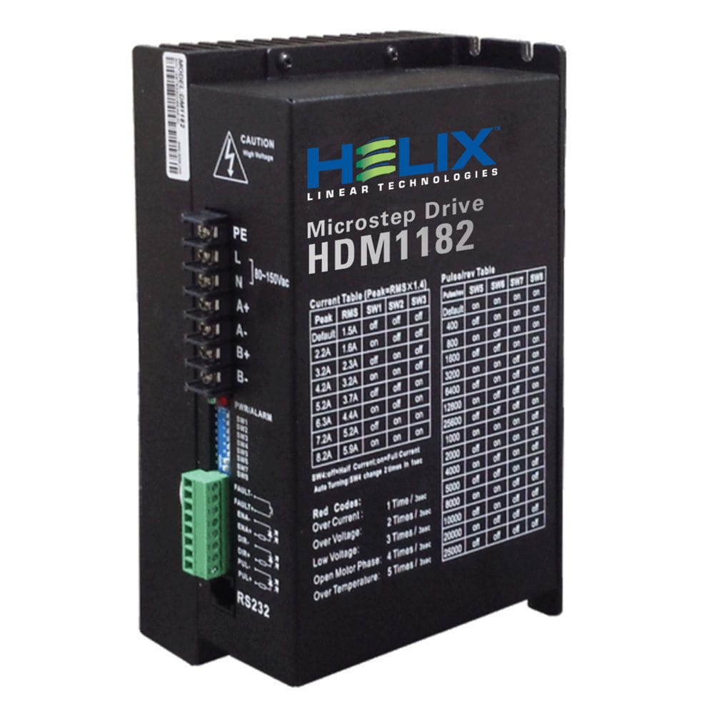 Stepper motor drive - HDM1182 - Helix Linear Technologies