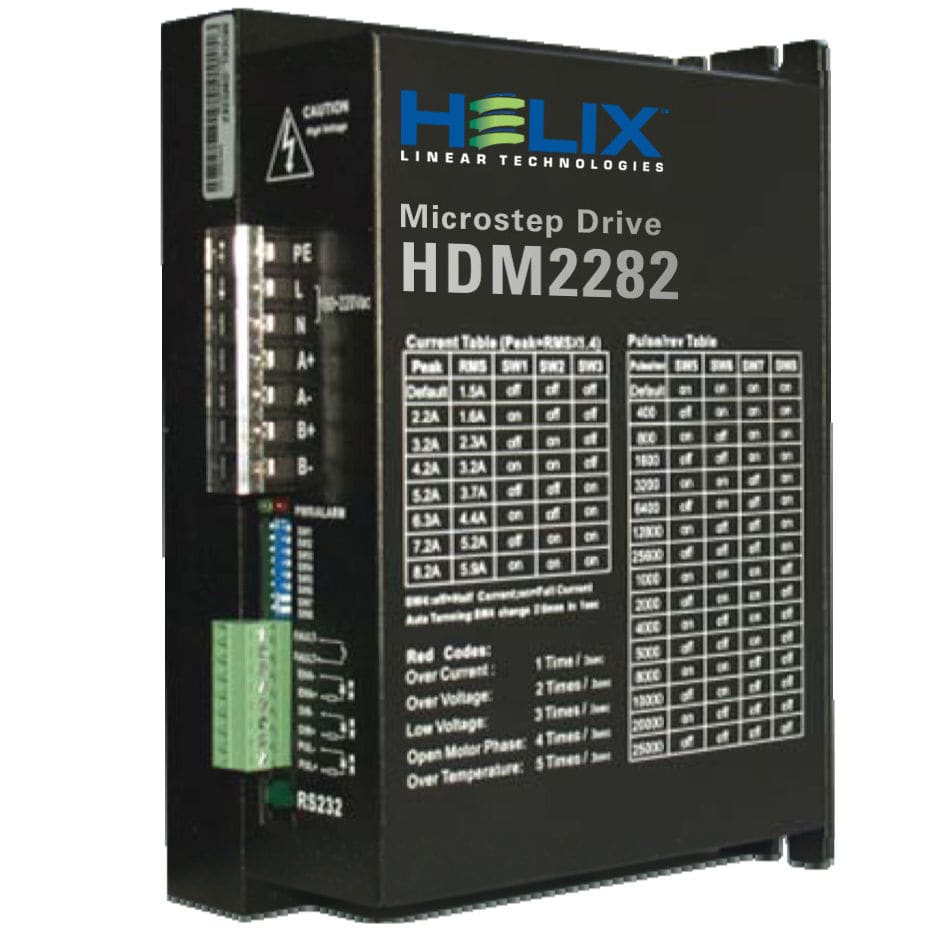 Stepper motor drive - HDM2282 - Helix Linear Technologies