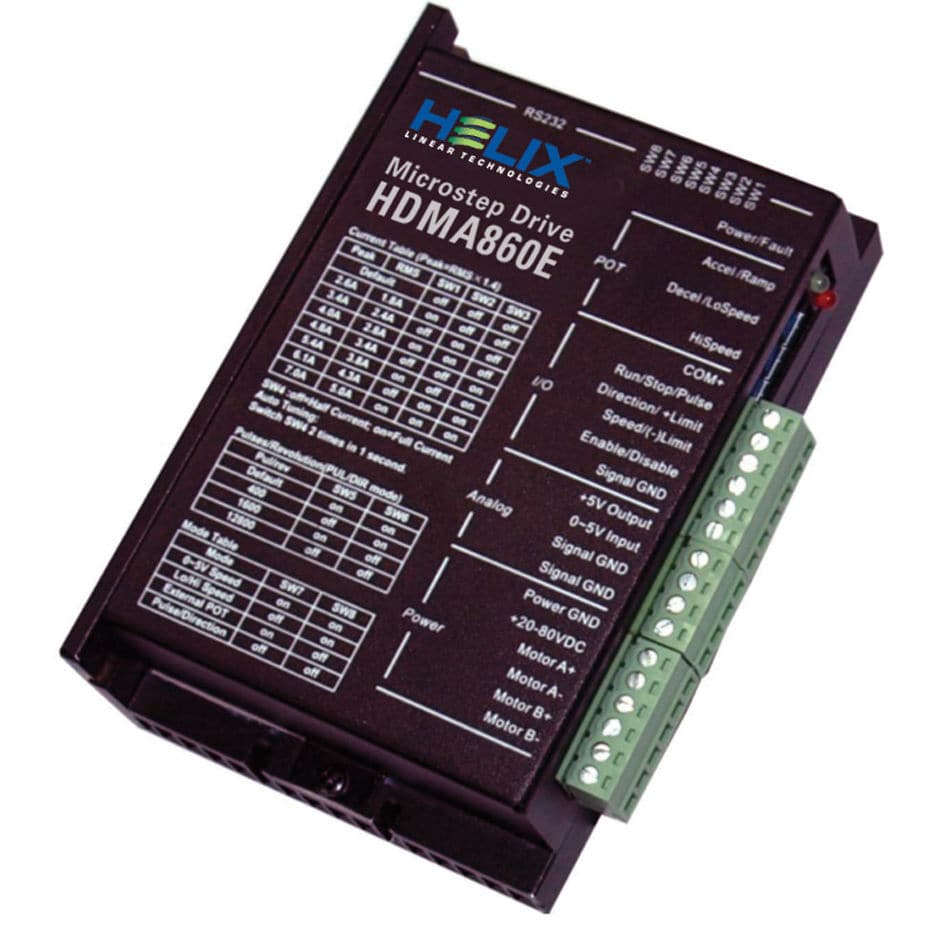 Stepper motor drive - HDMA860E - Helix Linear Technologies
