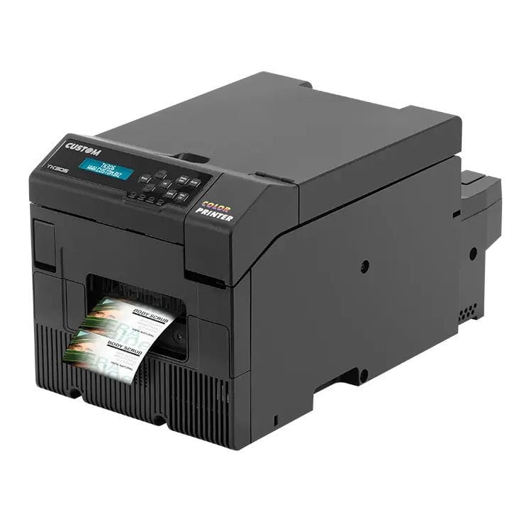 Laser printer - TK306 - CUSTOM ENGINEERING SPA - color / barcode / card