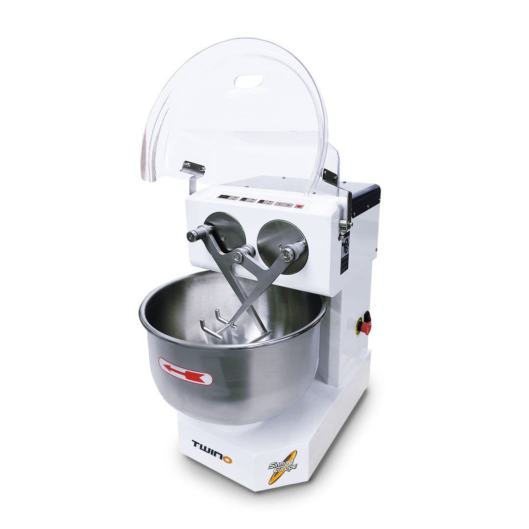 Twin-arm dough mixer - TWINO 6 - Sinmag - for bakeries / stainless steel