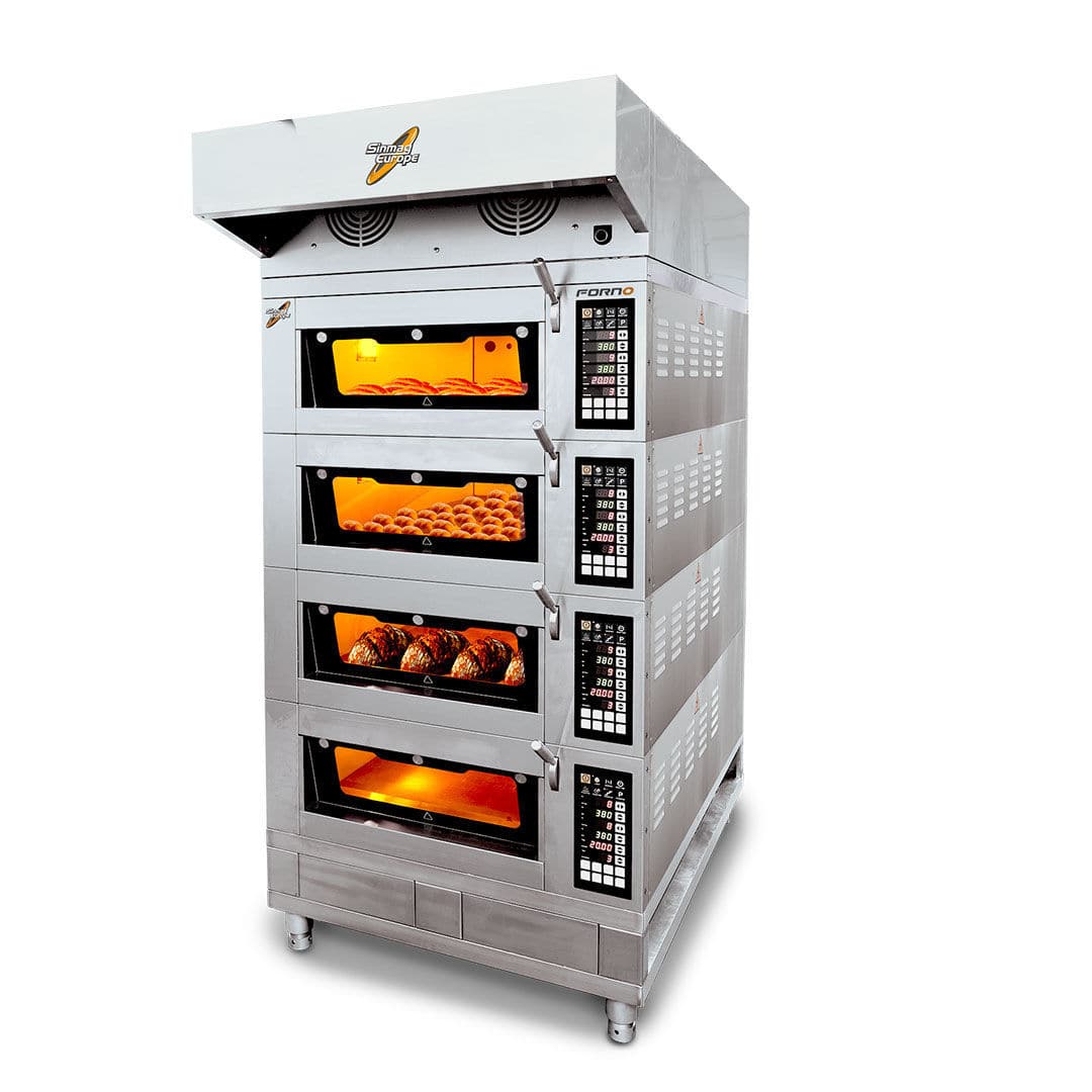 Deck bakery oven - FORNO 246-4 - Sinmag - heating / steam