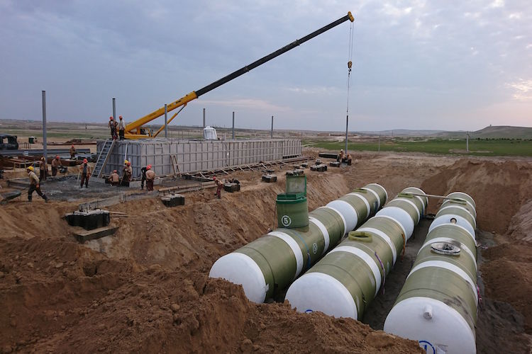 Balancing tank - FlotLife - for wastewater / plastic / stainless steel