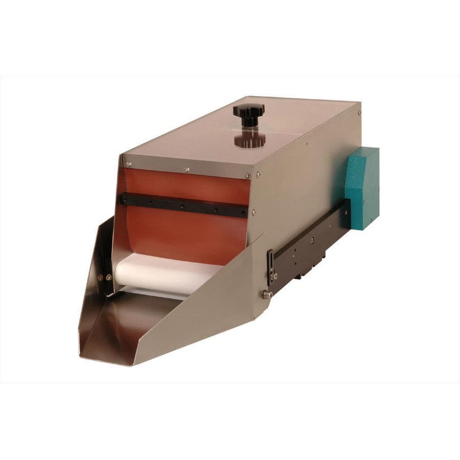 Parts hopper - SIM Automation GmbH - with belt conveyor