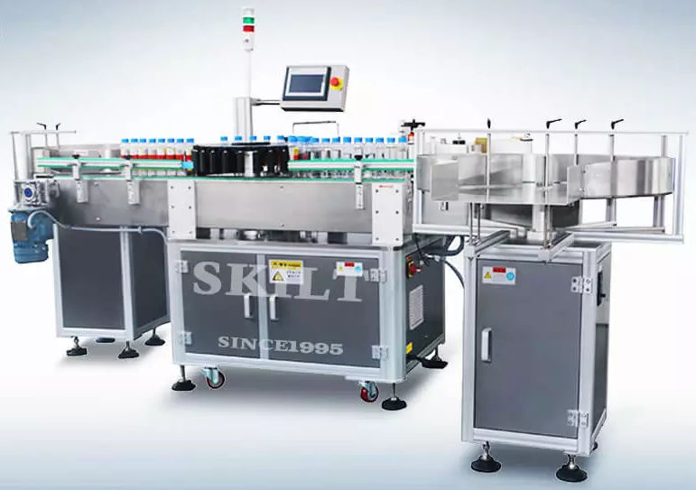 PLC-controlled labeling machine - HPLM-A - skiltpack - for bottles ...