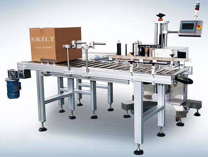 PLC-controlled labeling machine - RPLM-ALX924 - skiltpack - side / for ...